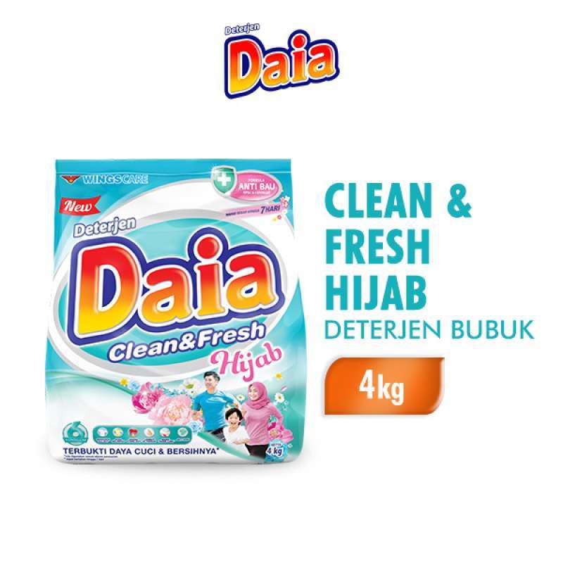 Promo Daia Deterjen Bubuk + Softener Wangi Violet Kemasan Jumbo 4 Kg ...