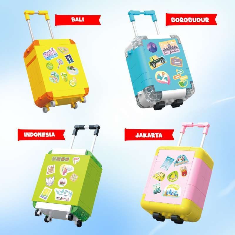 Promo Playgo Brick Balok Susun Koper Traveling Mainan Edukasi Anak ...