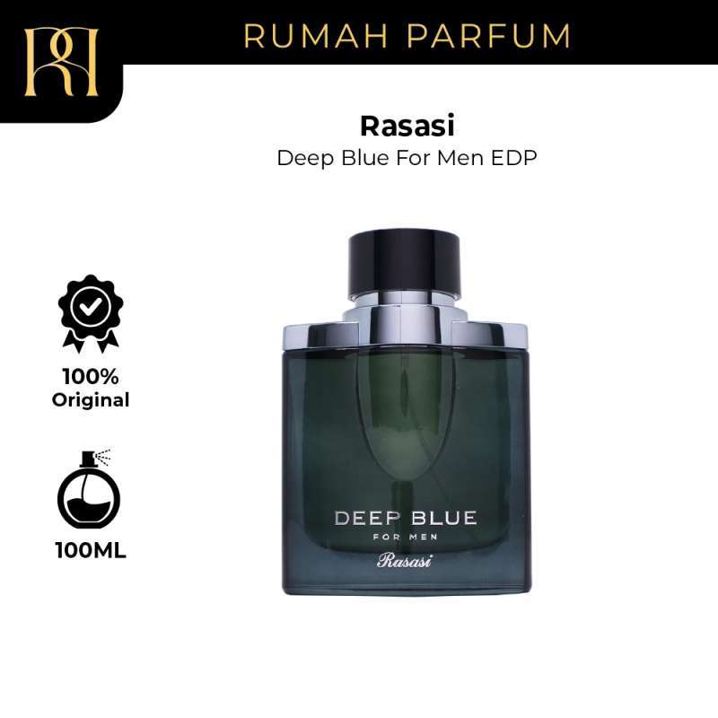Promo Rasasi Deep Blue For Men Edp 100 Ml Diskon 22% Di Seller Rumah ...