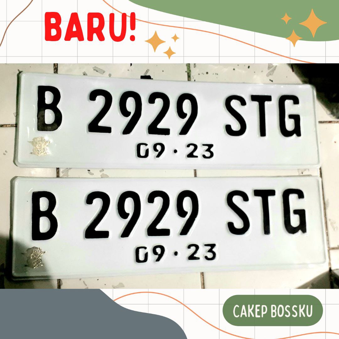 Jual Plat Nomor Mobil Putih di Seller Ayo Sehat - Pucang, Kab. Sidoarjo ...