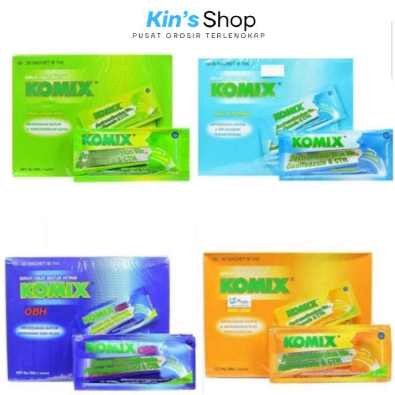 Promo Komix Obh Obat Batuk Berdahak, Batuk Kering, Komix Sachet [30 ... Promo Komix Obh Obat Batuk Berdahak, Batuk Kering, Komix Sachet [30 ...