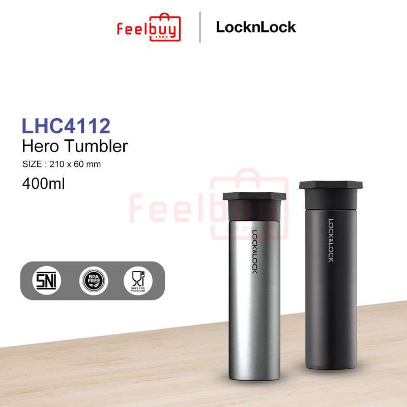 Promo Lock & Lock Hot & Cool Hero Stainless Tumbler [400 Ml] Diskon 20% ...