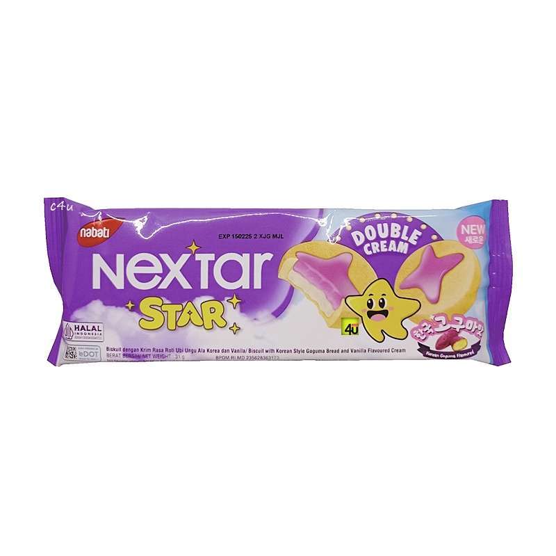 Promo Nabati Nextar Star - Double Cream Chocolate Biscuit - 1 Sachet ...
