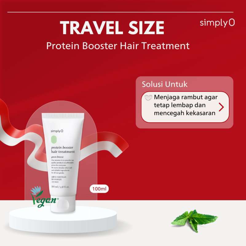 Jual Simplyo Protein Booster Hair Treatment - Green Breeze 100ml Di ...
