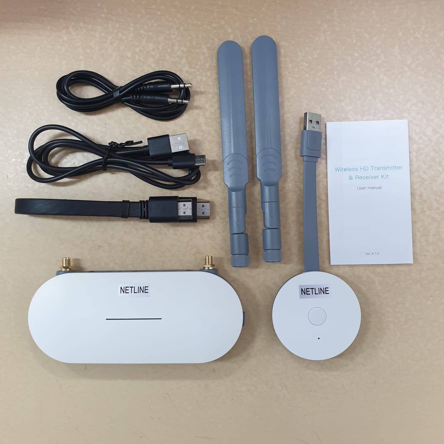 Jual Netline Hdmi Wireless Transmitter And Receiver Hdmi Up To 50meter ...