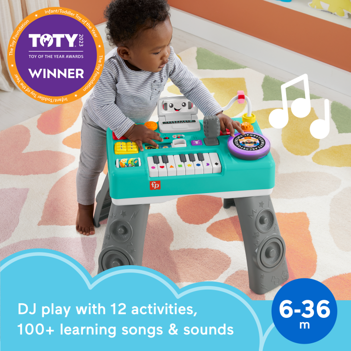 Promo Fisher-price Laugh & Learn Mix & Learn Dj Table, Musical Learning ...