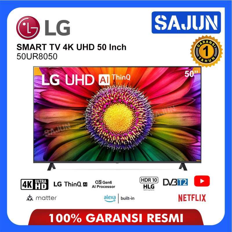 Promo LG Smart TV LED 50 Inch 50UR8050 UHD 4K ThinQ AI 50UR8050PSB - UR8050 Diskon 19% di Seller ...
