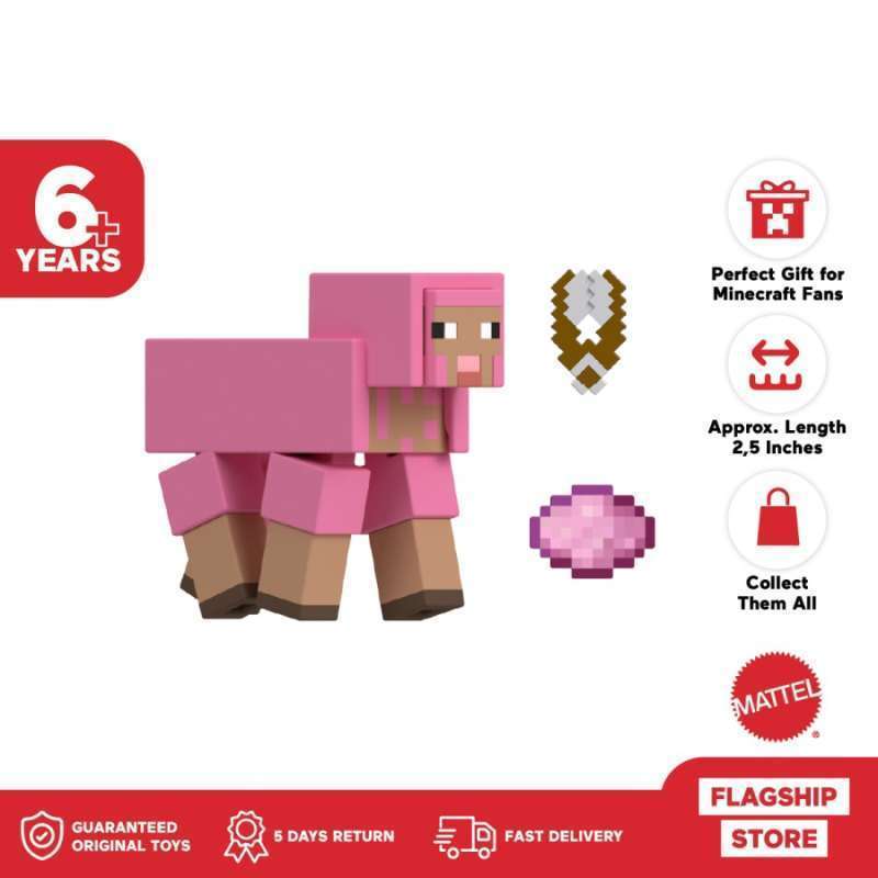 Jual Minecraft Core Figure Dyed Sheep - Mainan Action Figure di Seller ...