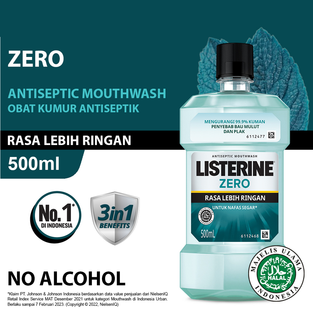 Jual LISTERINE Antiseptic Mouthwash / Obat Kumur Antiseptik - 500ml ...
