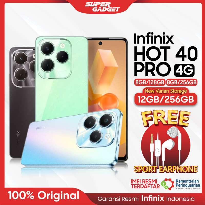 Promo Infinix Hot 40 Pro 8/128 8/256 Ram 8 Rom 128 256 Gb 8gb 128gb ...