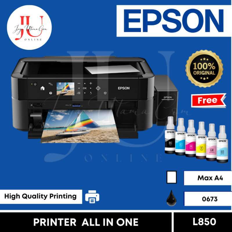 Jual Printer Epson L8050 Print / L850 Print Scan Copy Wifi (id Card, Cd ...