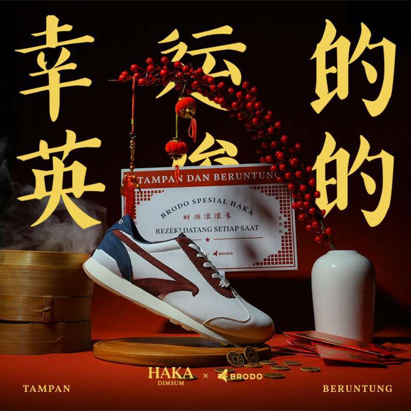 Jual Brodo X Haka Dimsum - Corte Jog White Tampan & beruntung - 43 Di ...