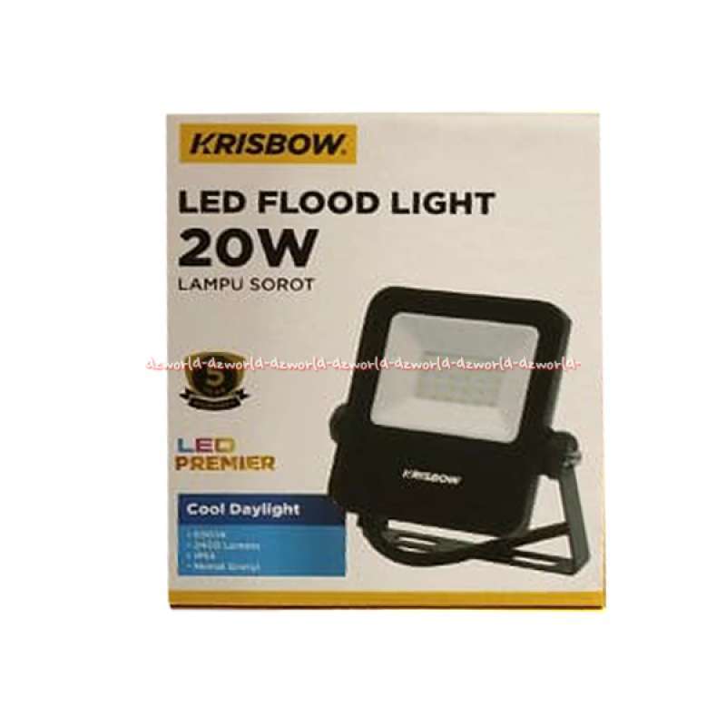 Jual Krisbow Led Flood Light 20W 6500k Cool White Lampu Sorot Outdoor ...