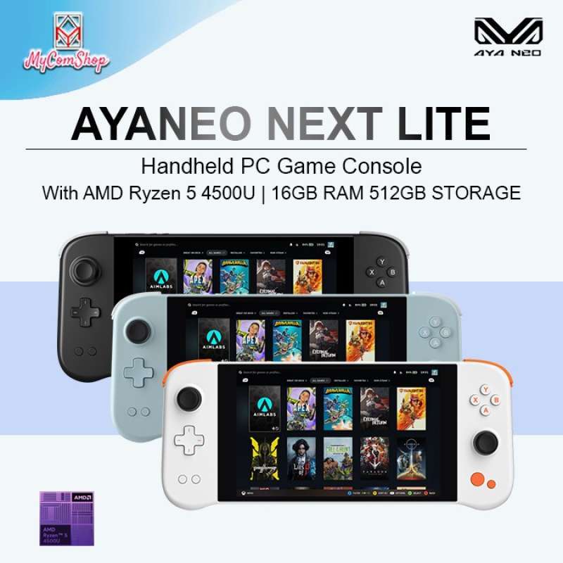 Jual AYANEO NEXT LITE GAME CONSOLE AMD RYZEN 5 4500U 16GB 512GB SSD di ...