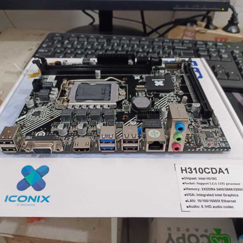 Jual Motherboard Iconix H310 Ddr4 With Nvme Slot Lga 1151 Di Seller ...