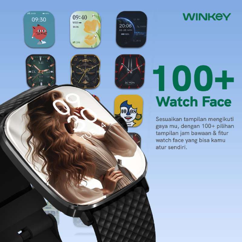 Promo Winkey Smartwatch Cygnus With Amoled Display & Bluetooth Call ...