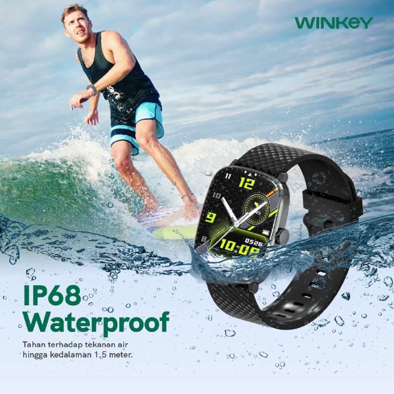 Promo Winkey Smartwatch Cygnus With Amoled Display & Bluetooth Call ...