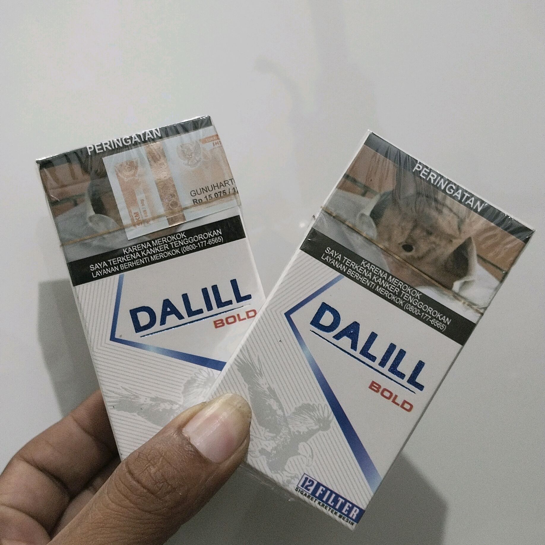 Promo rokok dalil boLd SKM 12 bt pita cukai resmi Diskon 18% di Seller ...