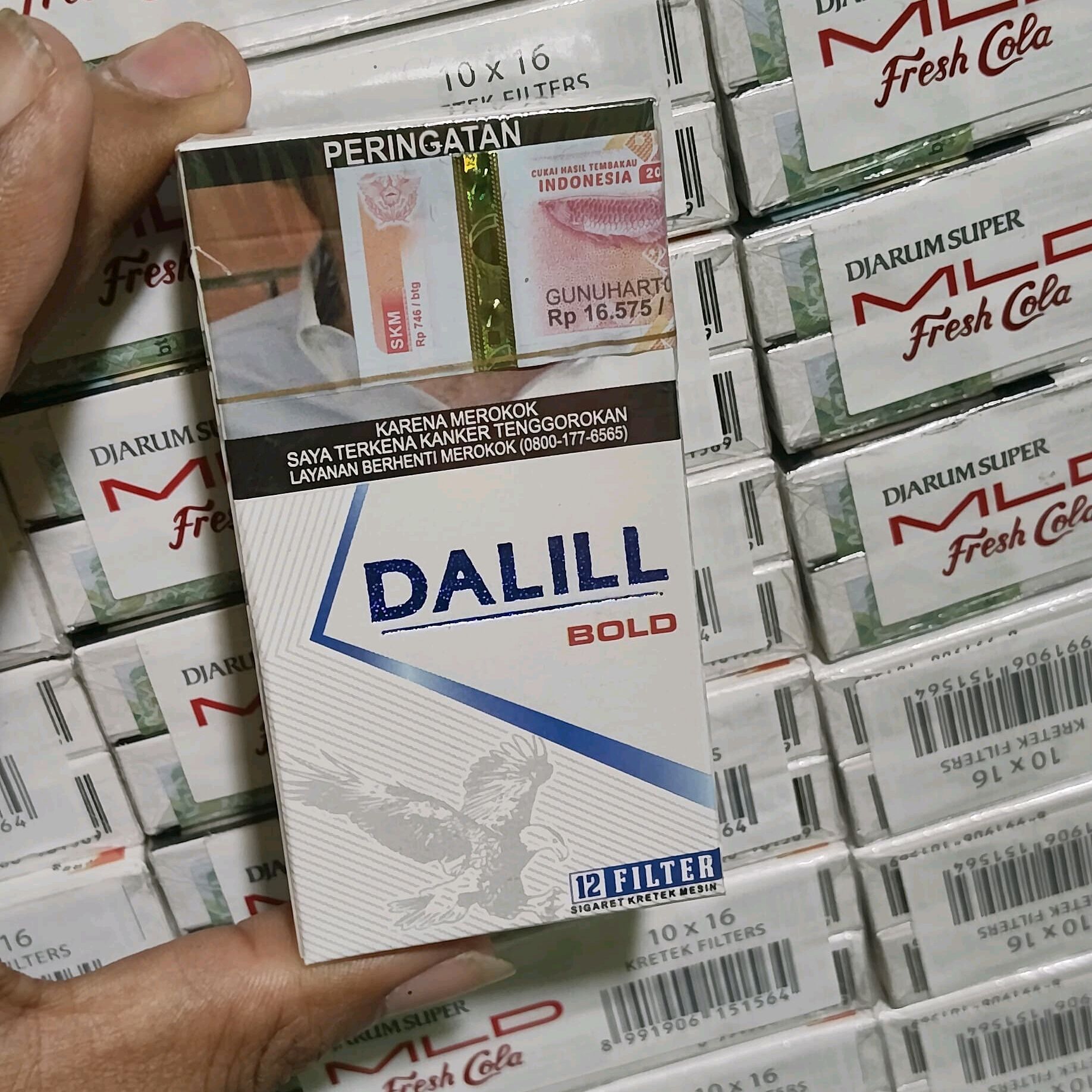 Jual Rokok Dalil Bold Skm 12 Bt Pita Cukai Resmi Di Seller Vinostore89 ...