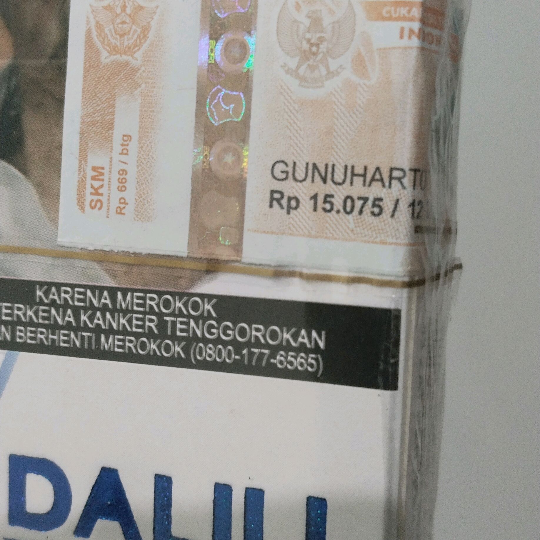 Promo rokok dalil boLd SKM 12 bt pita cukai resmi Diskon 18% di Seller ...