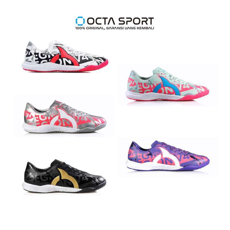 Promo Sepatu Futsal Ortuseight Catalyst Legion V4 In - 42 Silver Black ...