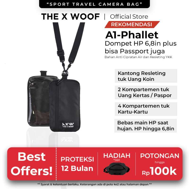 Jual Dompet Hp Handphone Passport Sling Phone The X Woof A1-phallet ...