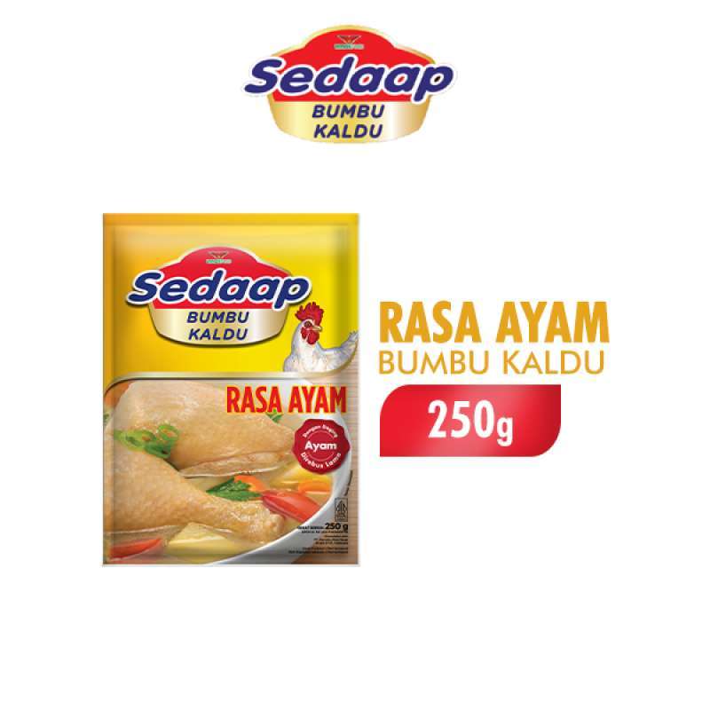 Promo Sedaap Bumbu Kaldu Ayam Penyedap Rasa [250 G] Diskon 18% Di ...