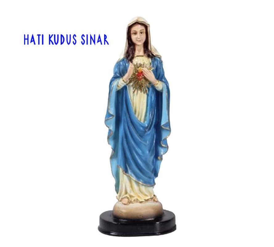Jual Patung Bunda Maria 30cm Hati Kudus Fatima Lourdes - Hati Kudus di ...