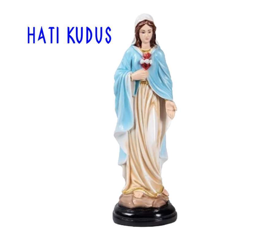 Jual Patung Bunda Maria 30cm Hati Kudus Fatima Lourdes - Hati Kudus di ...