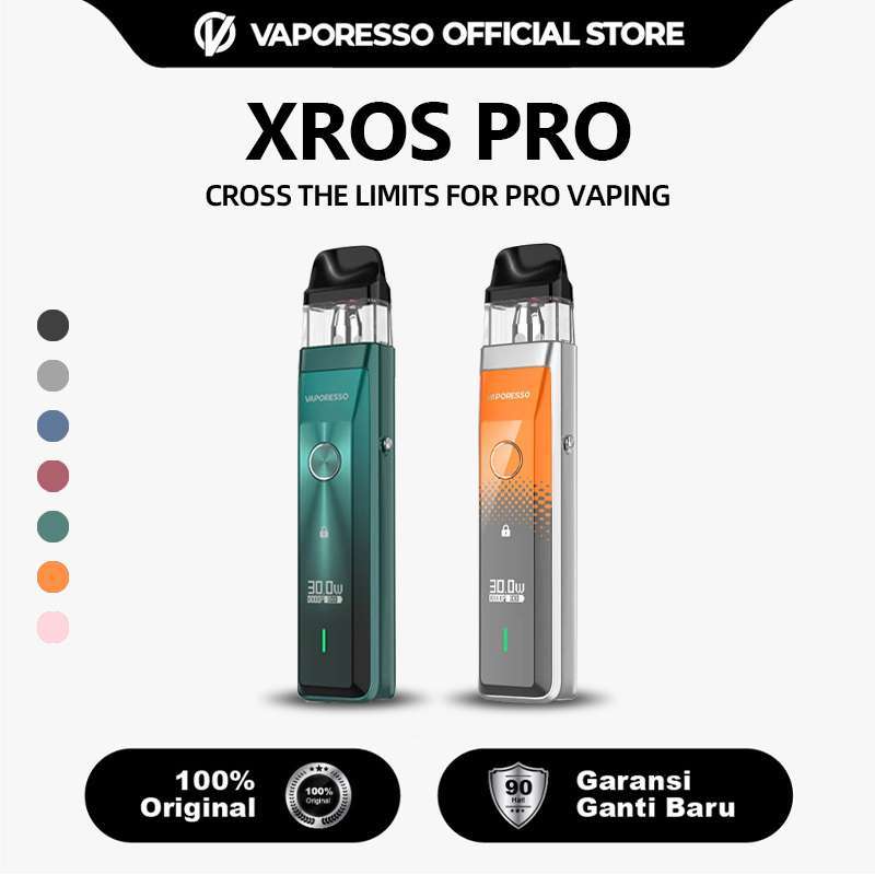 Jual Vaporesso Xros Pro Pod Kit 1200mah 30w Vape Pod 100% Original - Green Di Seller Vaporesso ...