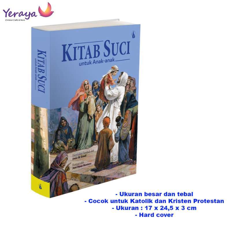 Jual Alkitab Kitab Suci Untuk Anak Anak Buku Rohani Alkitab Bergambar ...