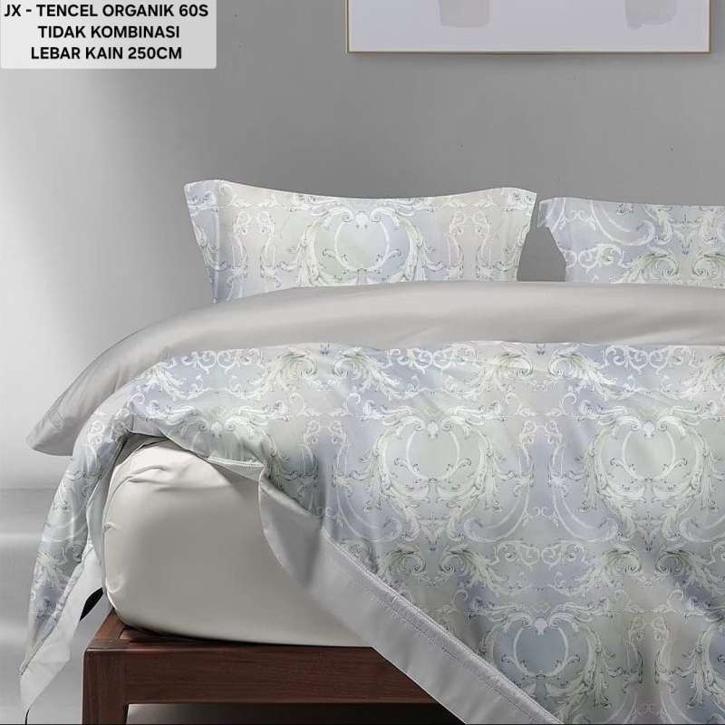 Jual (FREE TAS SEPREI) Seprei Sutra Organik 60s 95 Motif Mewah dan ...