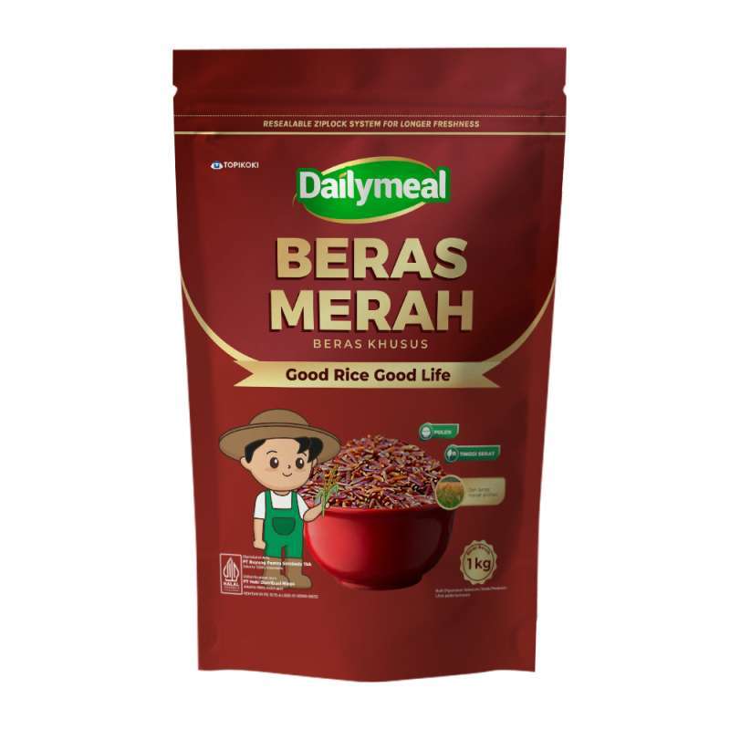 Promo Dailymeal Beras Merah 1kg Diskon 9% Di Seller Hoki Beras - Gudang ...