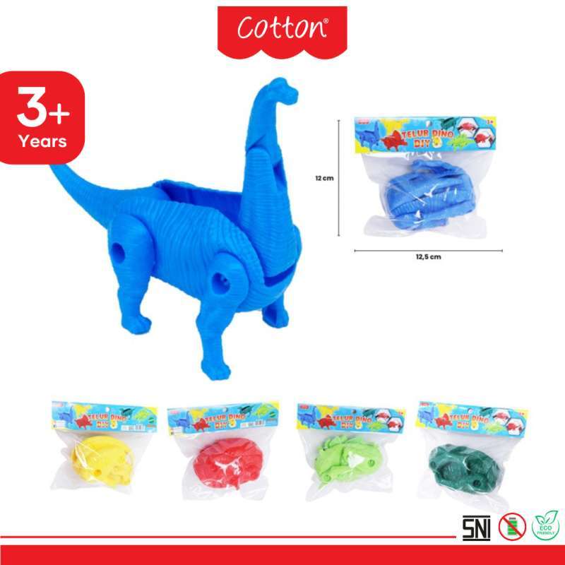 Promo Cotton Mainan Telur Dinosaurus Dino Telur Besar Kecil Murah ...