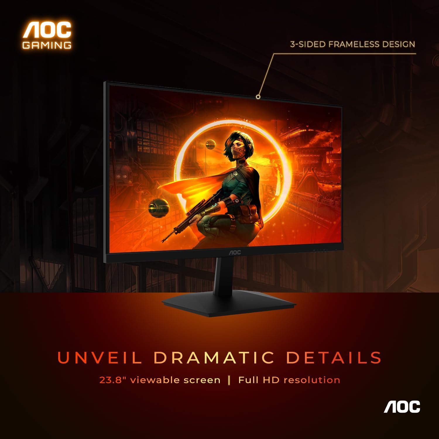 Promo Aoc 27g15n 27 Fhd Va 180hz 1ms Gaming Monitor Diskon 4% Di Seller ...