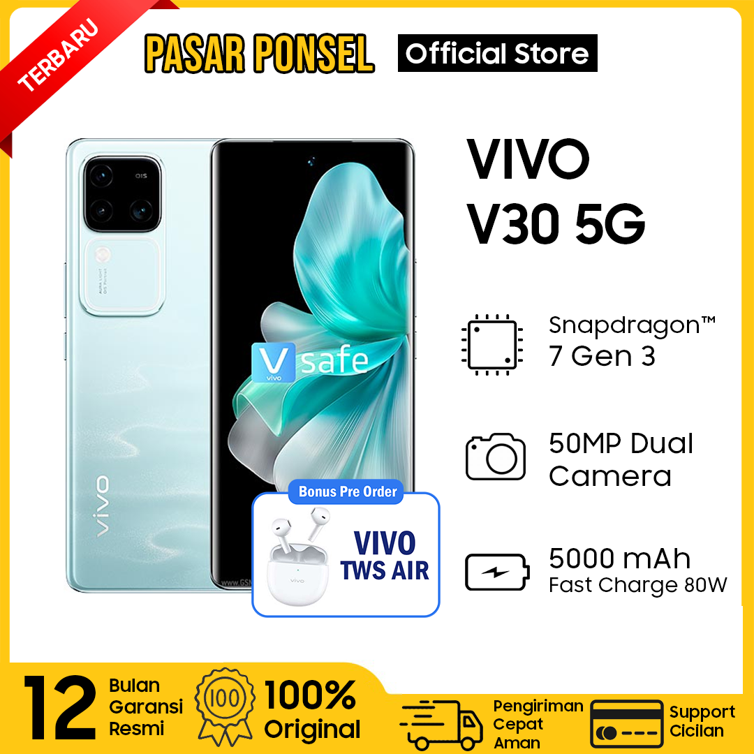 Jual Vivo V30 5g 8/256gb Di Seller Pasar Ponsel Official Store - Pasar Ponsel - Kota Surabaya ...
