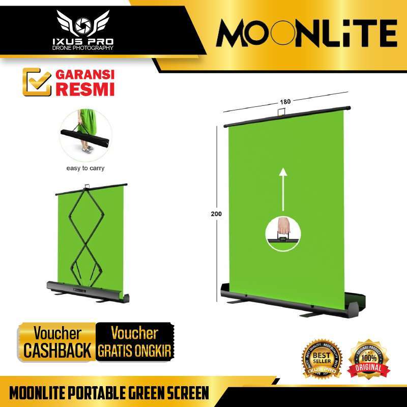 Jual Moonlite Portable Green Screen Original Murah - Harga Diskon Mei 2024 | Blibli