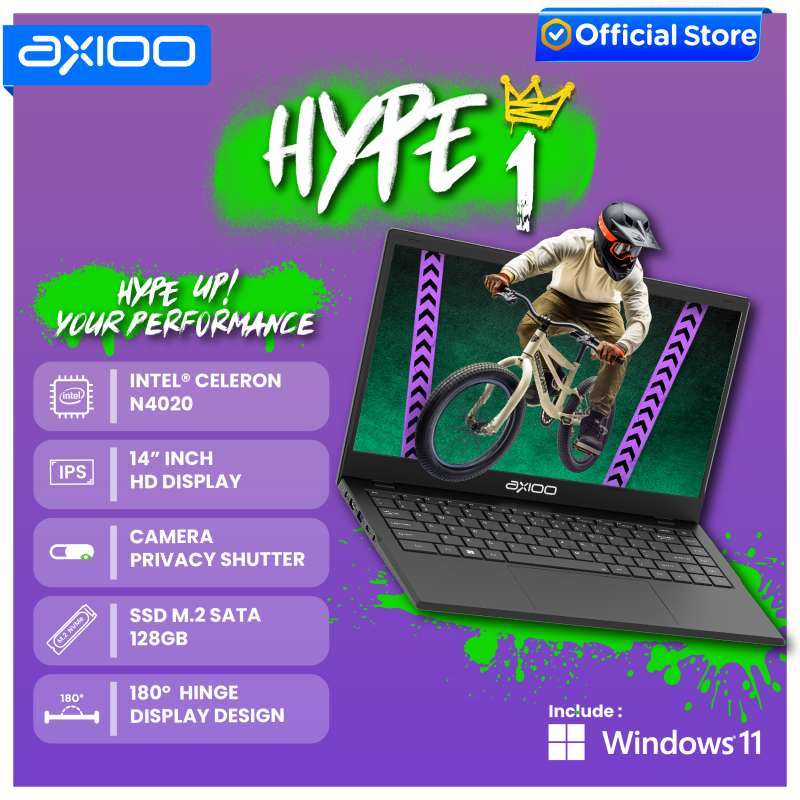Promo Axioo Mybook Hype 1 Intel Celeron N4020/4gb/128gb/hd - Windows 11 ...