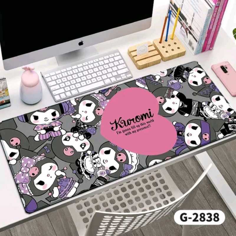 Jual Mouse Pad Panjang Kuromi 69cmx30cm Kurumi Mousepad Alas Meja ...
