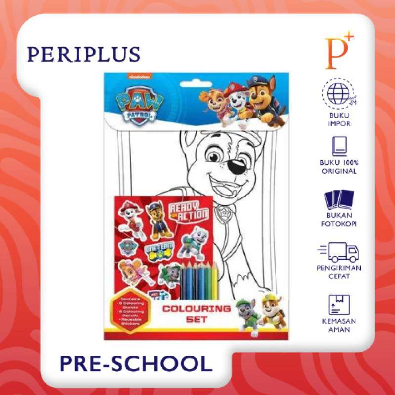 Promo Paw Patrol Colouring Set - 9781788242318 Diskon 5% Di Seller ...