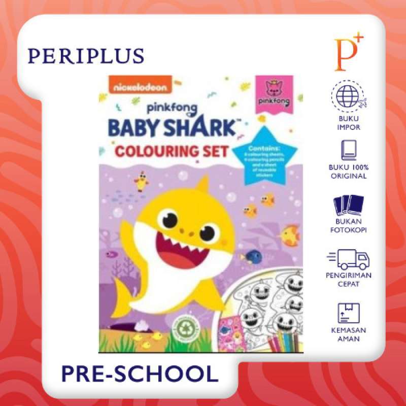 Promo Baby Shark Colouring Set - 9781788243216 Diskon 5% Di Seller ...