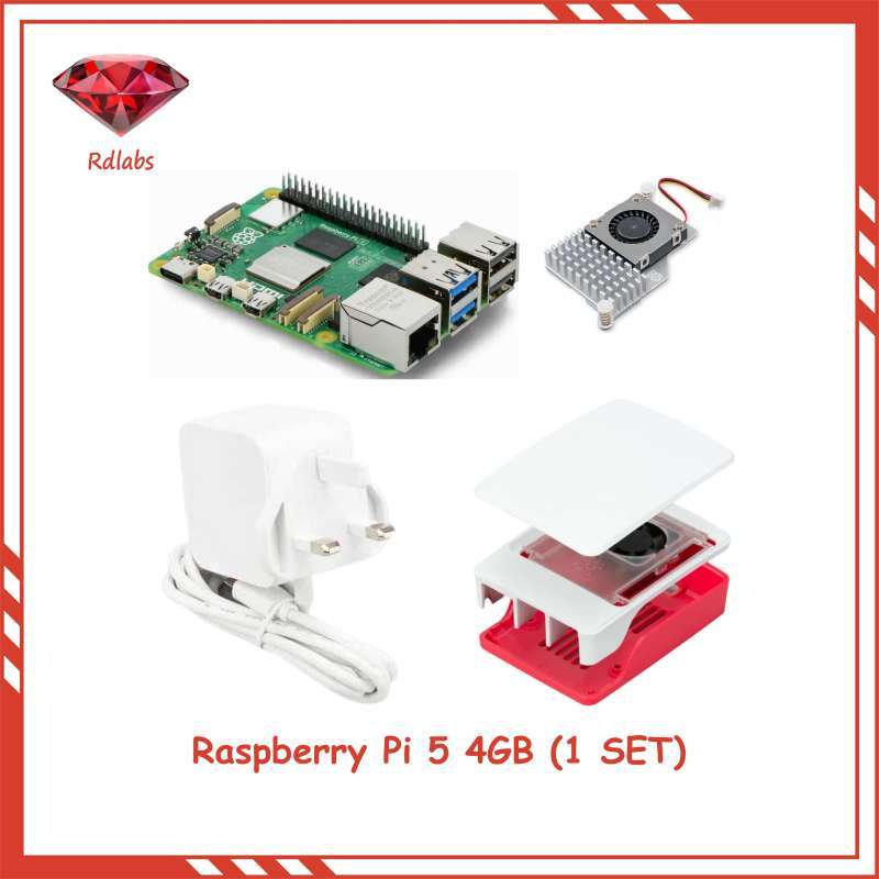 Jual Raspberry Pi 5 4gb Ram Single Board Computer - 1 Set 4gb Di Seller ...