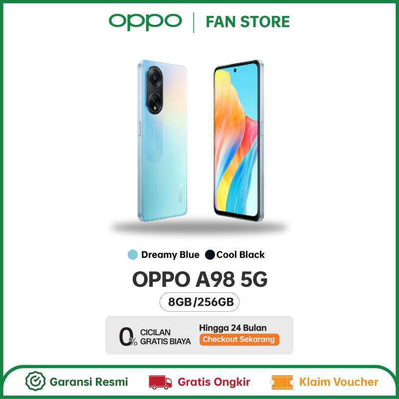 Jual Oppo A 98 Spesifikasi Original, Murah & Diskon Harga Juni 2024 | Blibli