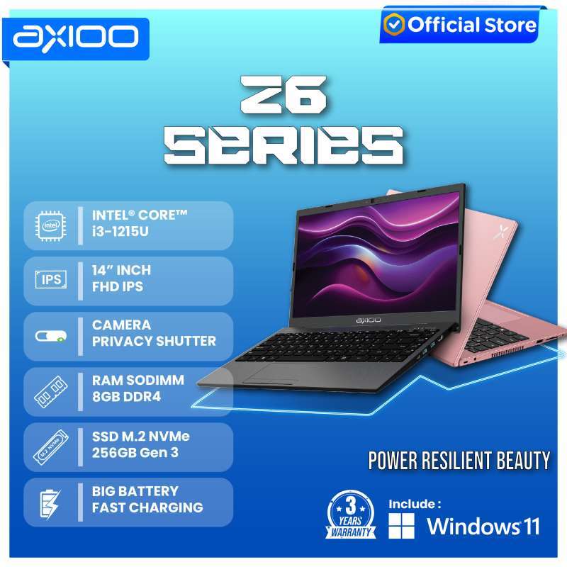 Promo Axioo Mybook Z6 Series Intel Core I3-1215u/8gb/256gb/fhd Ips ...