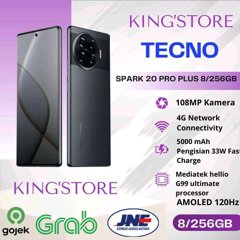 Jual Tecno Spark 20 Pro Plus 8+8gb|256gb Mediatek Hellio G99 Ultimate Processor Di Seller King's ...