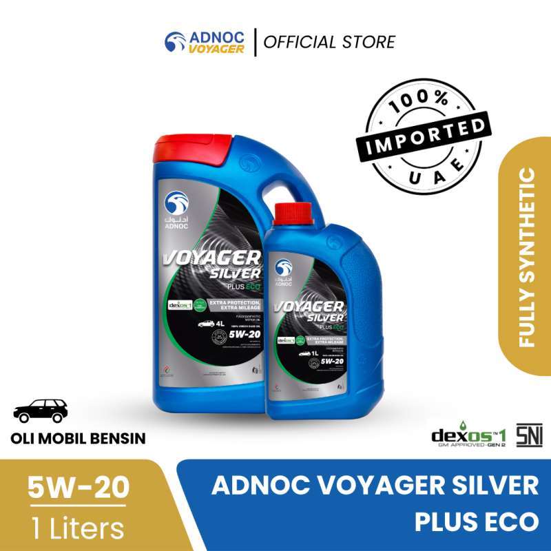 Jual Adnoc Voyager Silver Plus Eco 5w20 Oli Mobil - 1 Liter Di Seller Adnoc Voyager Official ...