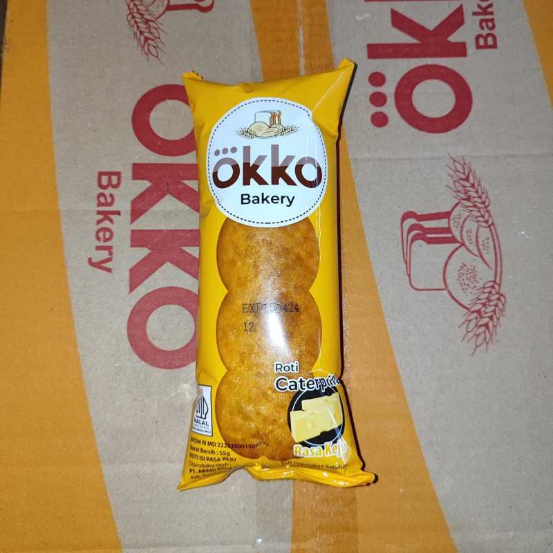Jual ROTI LEMBUT ENAK MURAH OKKO CATERPILLAR VARIAN RASA DUS KARTON di ...