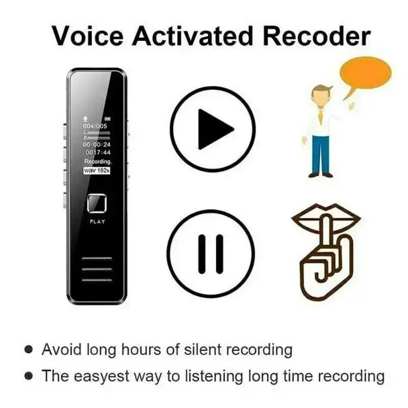 Promo Fornorm Perekam Suara Audio Digital Mini Voice Recorder 32gb ...