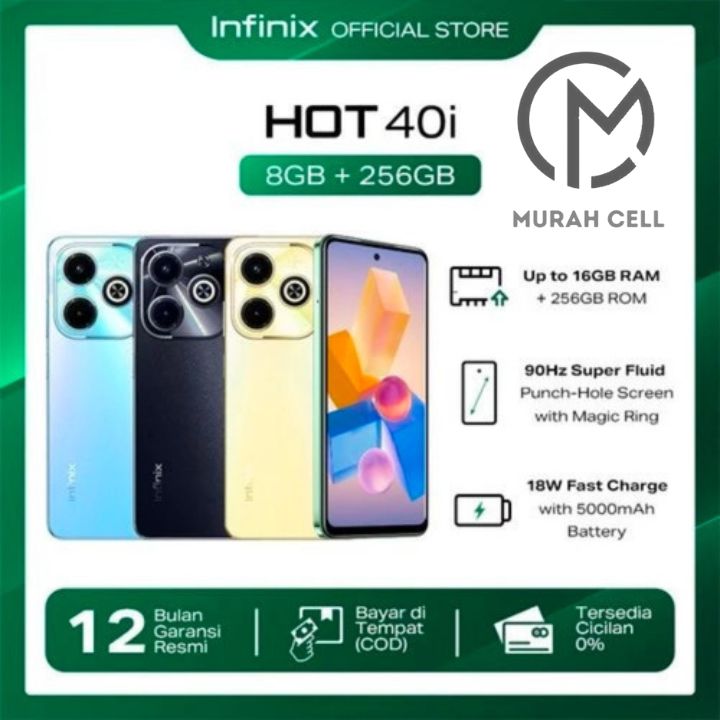 Jual Infinix Hot40i 8+8/128 Garanis Resmi Indonesia Di Seller ...
