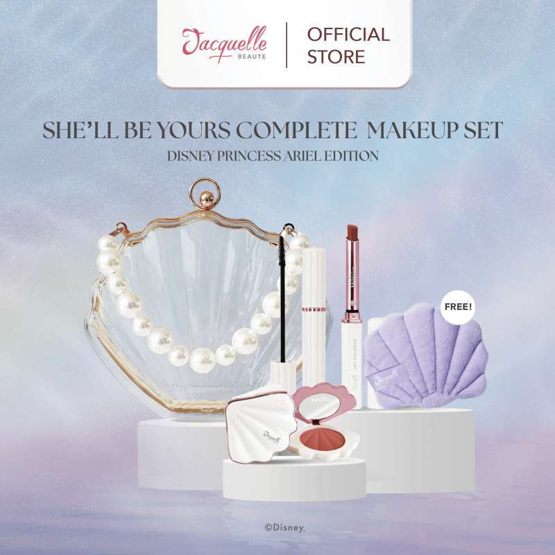 Jual Jacquelle She'll Be Yours Complete Makeup Set With Acrylic Shell ...